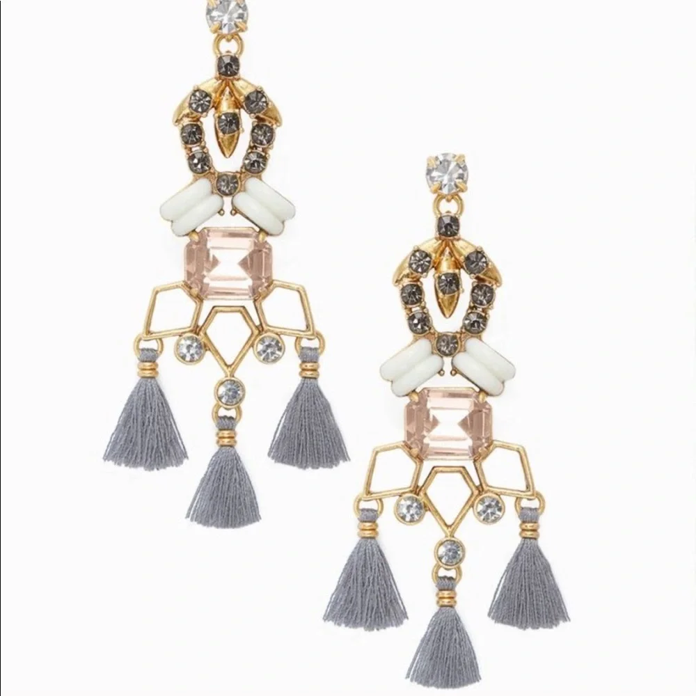 Stella & Dot | Jewelry | Stella Dot Vintage Gold Crystal Encrusted Nila ...